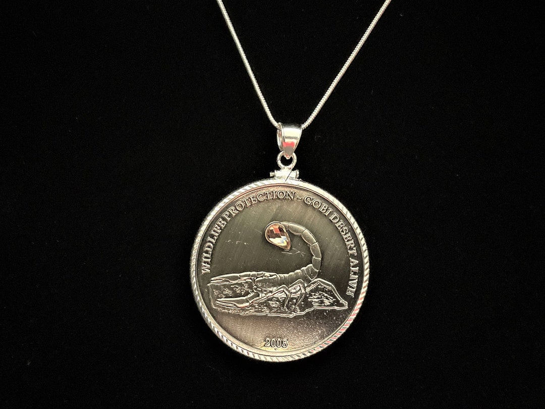 Gobi Desert Alive Mongolia 2005 500 Terper Coinwear .999 Silver Coin ...