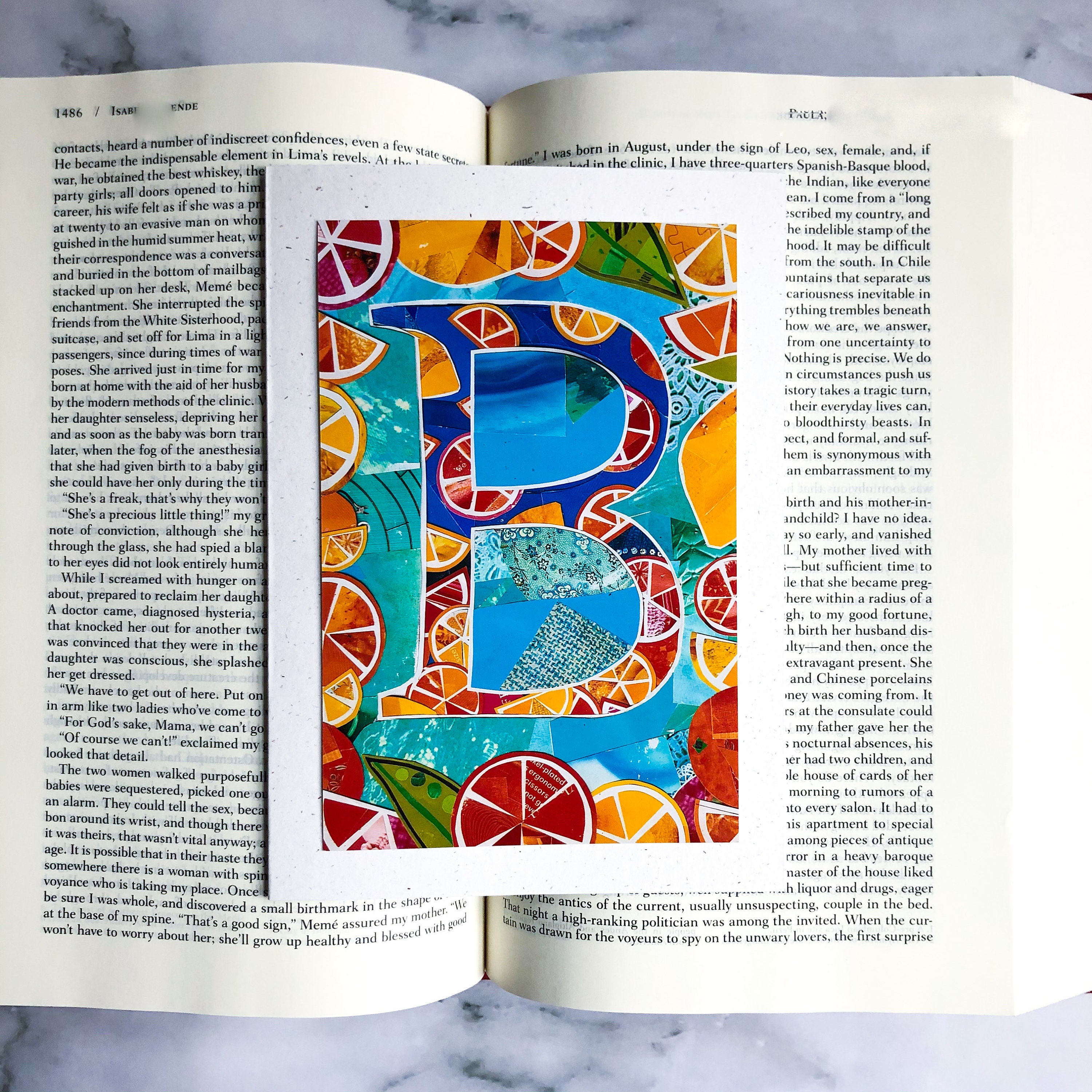 Tropical Alphabet Blank A7 Stationary and Envelope - 4x6 Prints Mounted ...