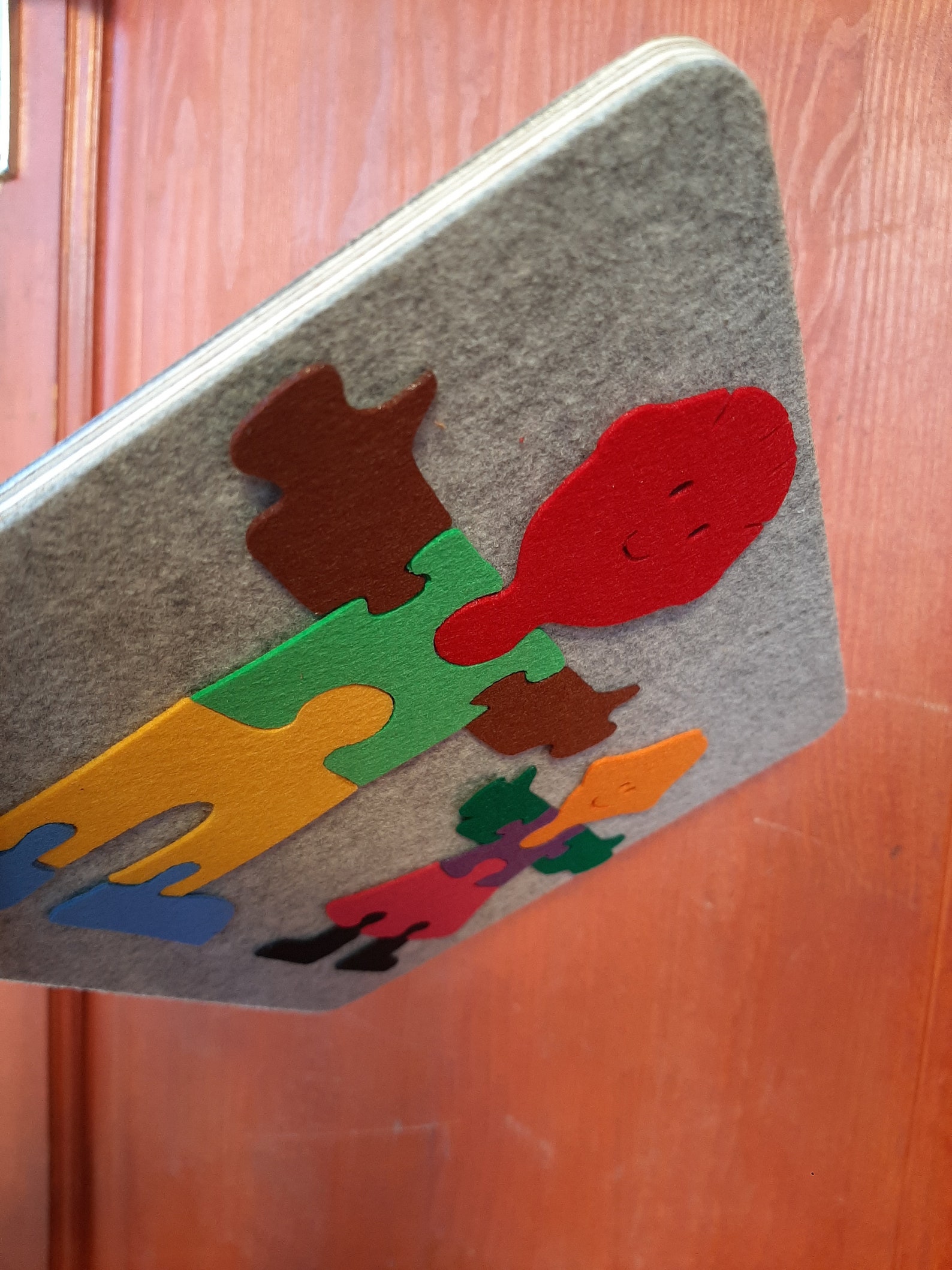 14 Piece Puzzle Felt/Puzzle play//Set for small children/Felt | Etsy