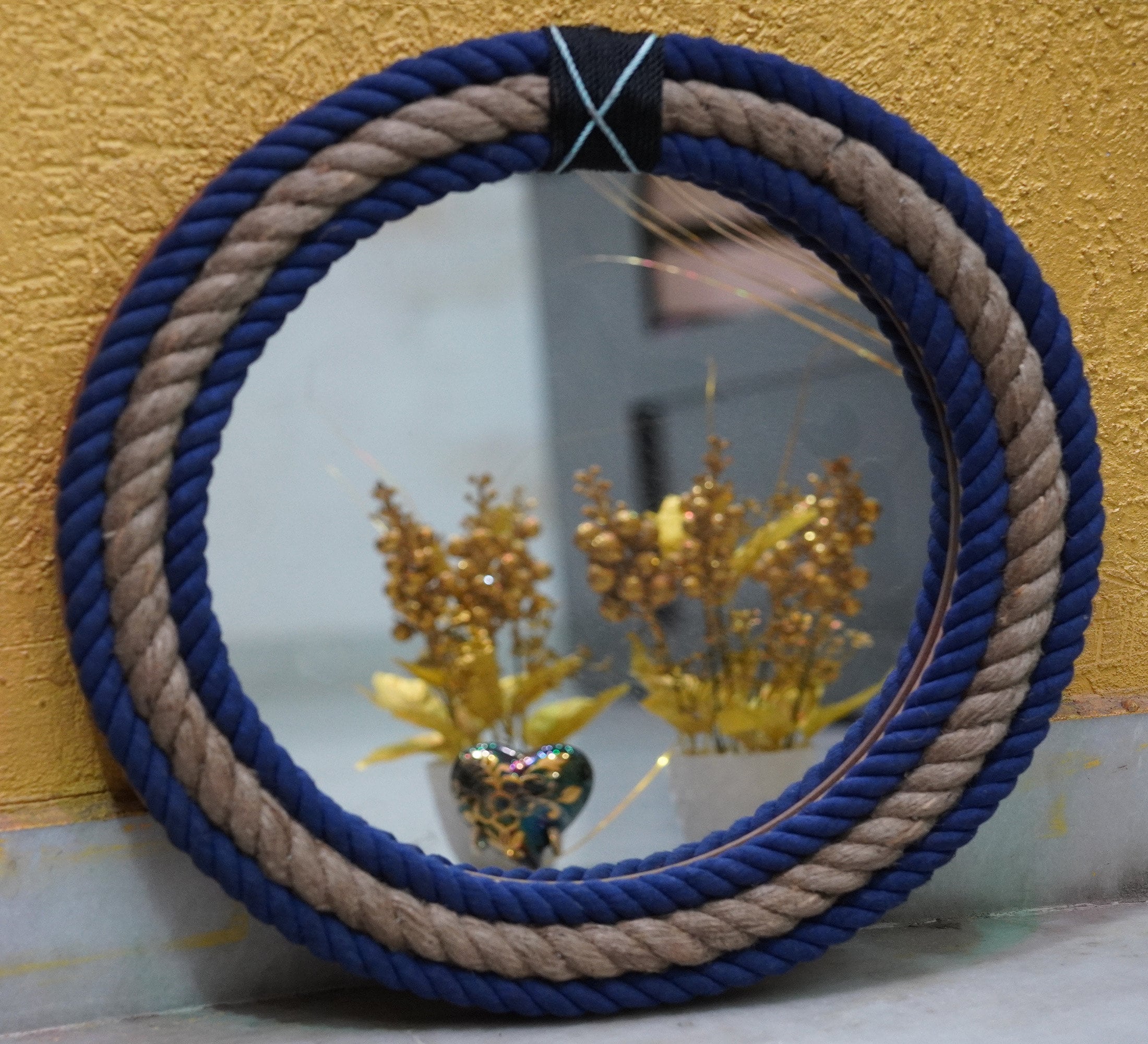 Wall Rope Mirror Nautical Premium Accentuated Mirror Maritime - Etsy