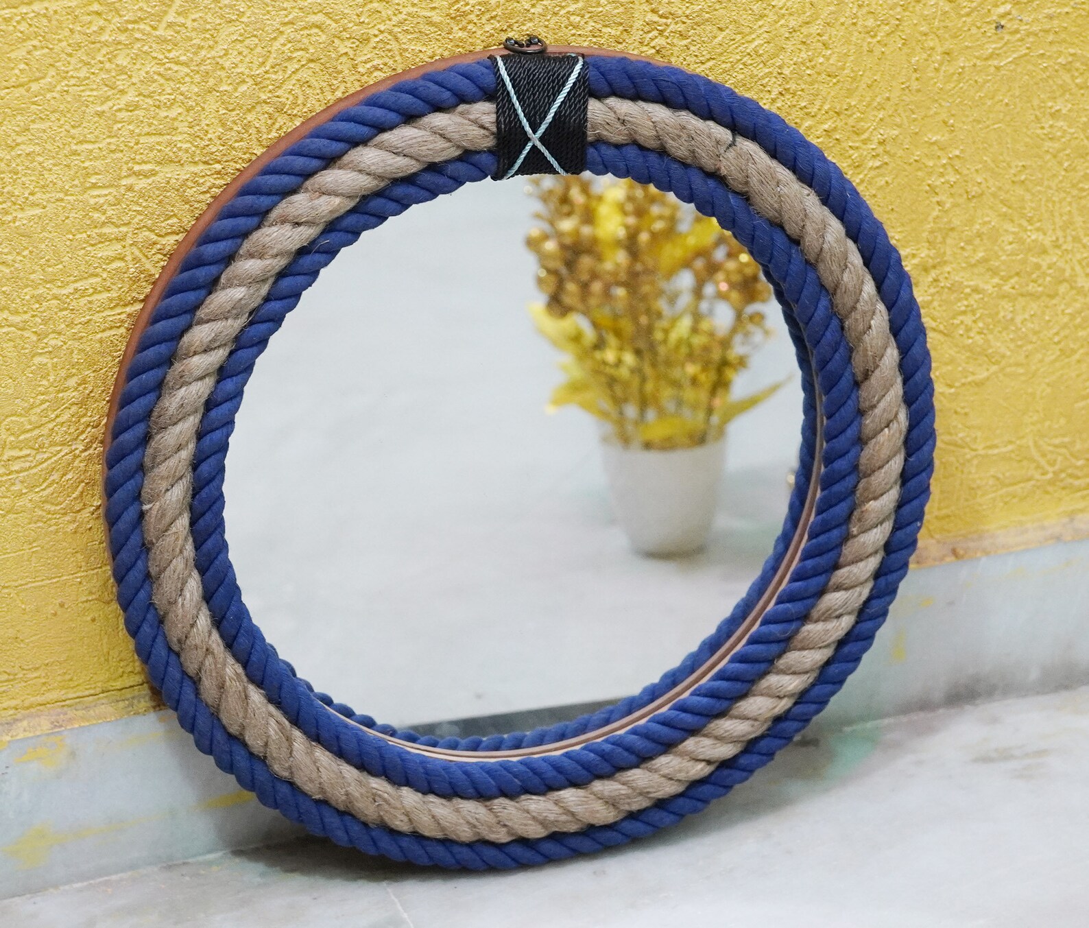 Wall Rope Mirror Nautical Premium Accentuated Mirror Maritime - Etsy
