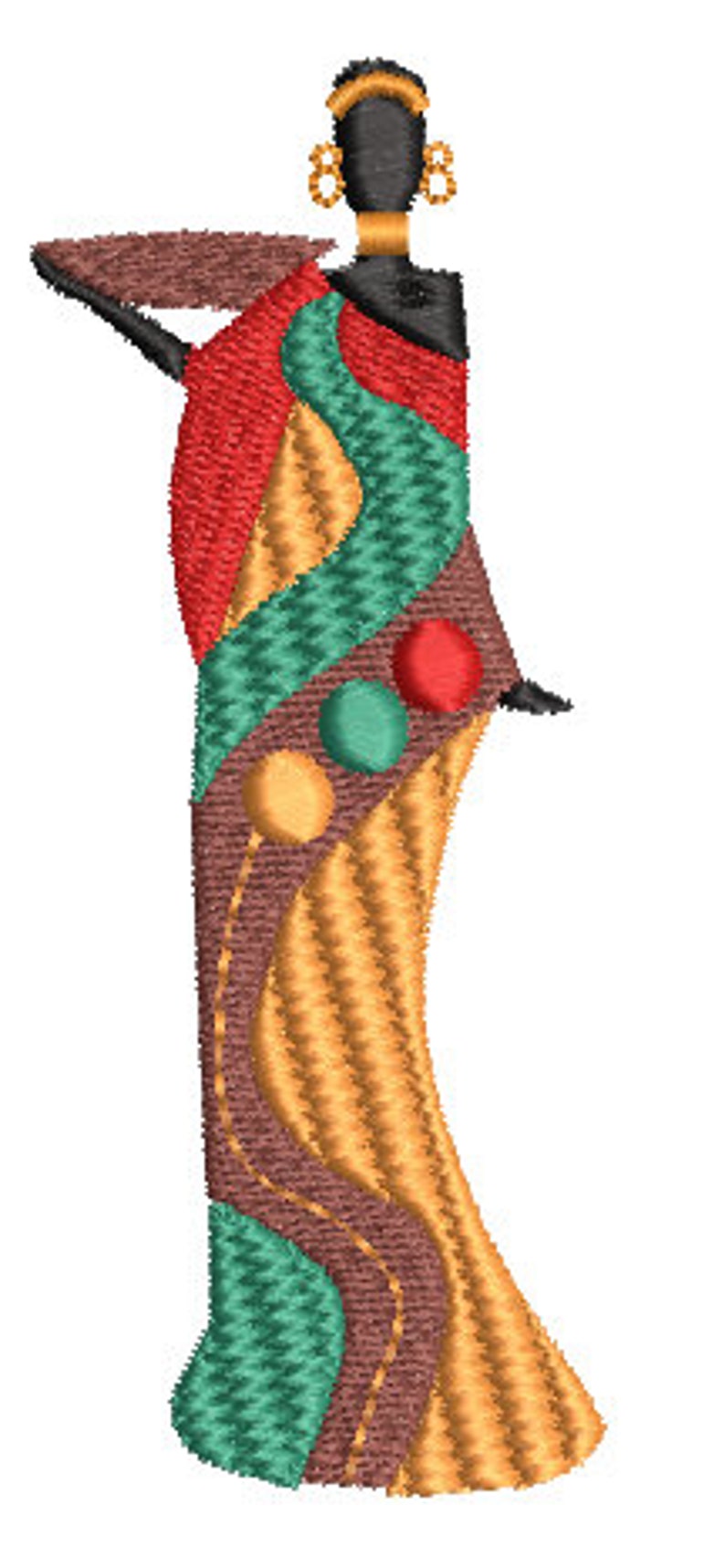 Colours of Africa - Set of 4 African Inspired Designs - Etsy