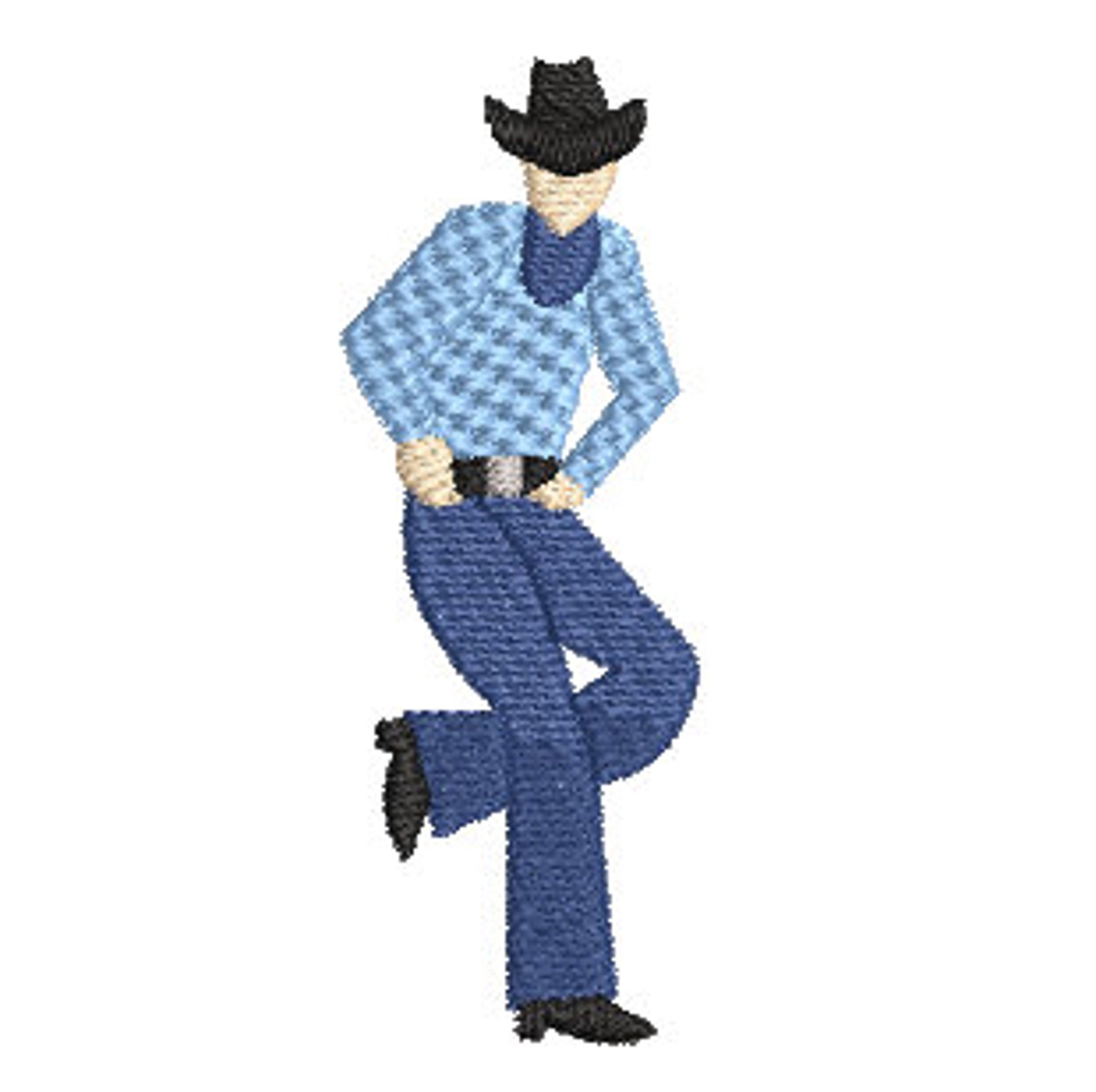 Line Dance Couple- Embroidery Design - Etsy