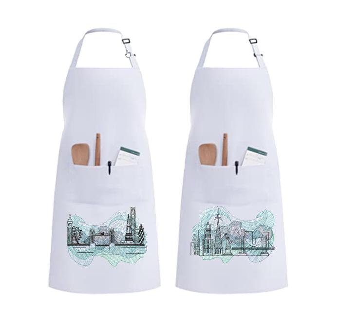 London Skyline - Machine Embroidery Design - Etsy