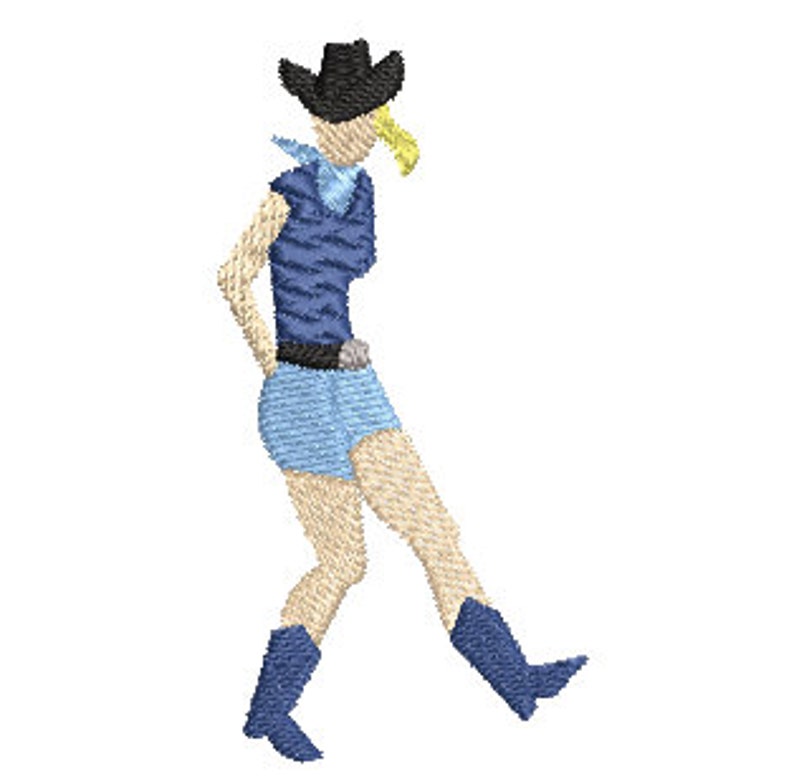 Line Dance Couple Embroidery Design | Etsy