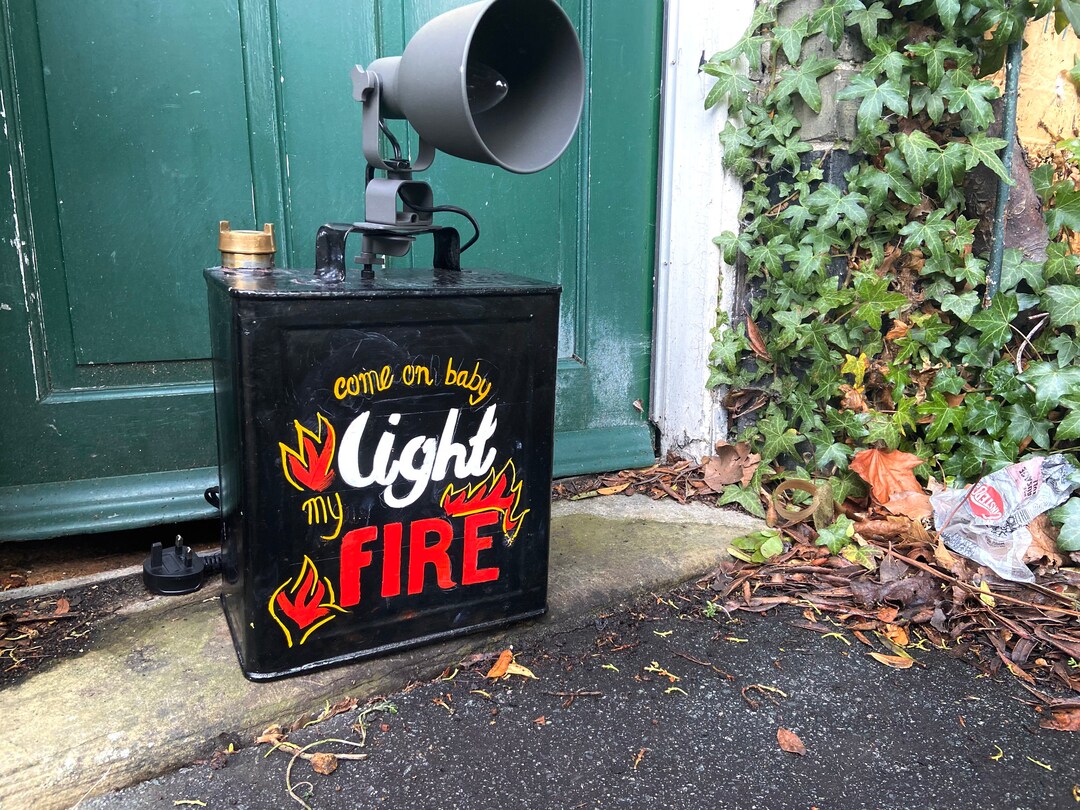 One off Hand Painted Fuel Can Lamp - T.w.jevans - Etsy