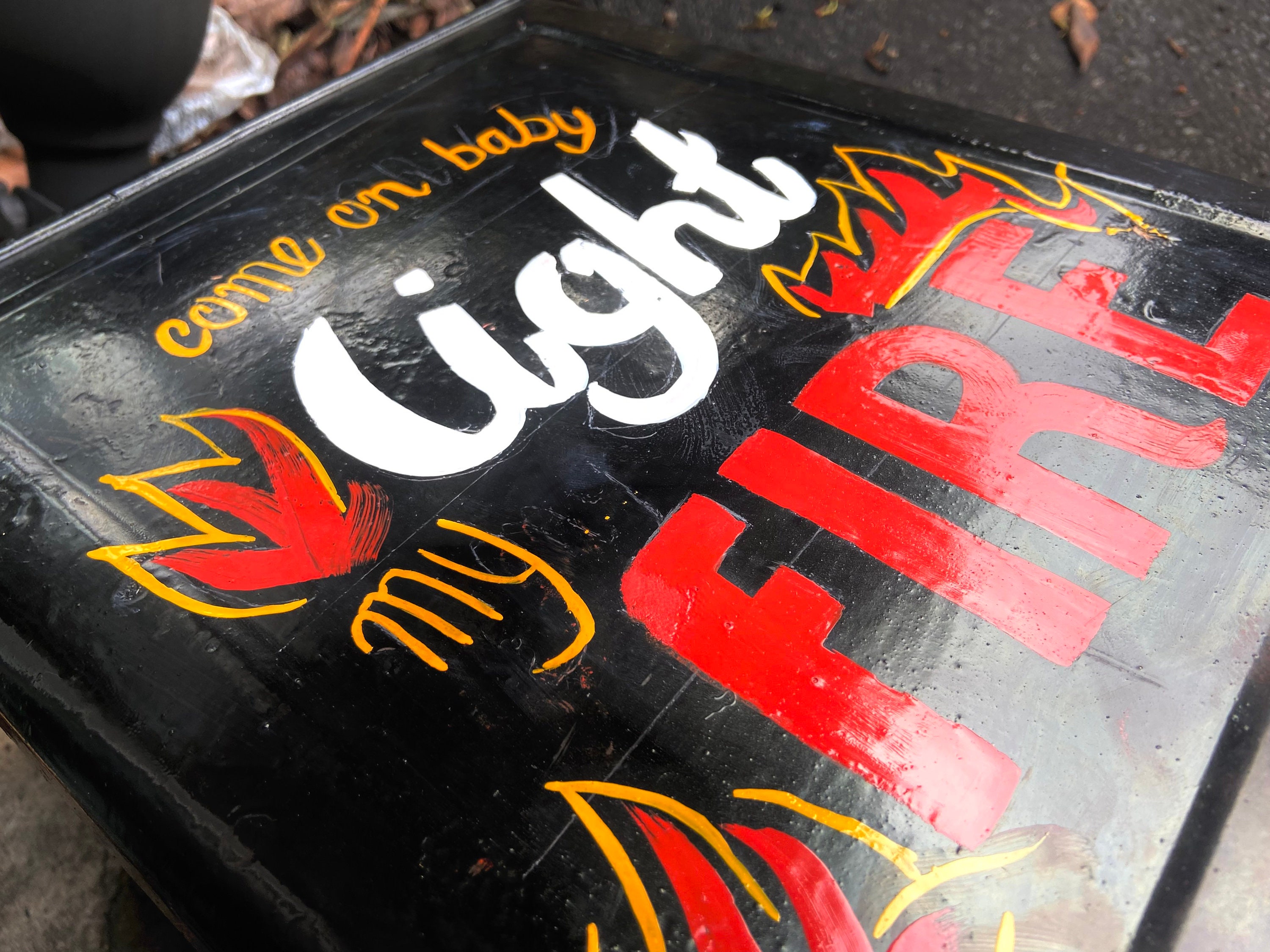 One off Hand Painted Fuel Can Lamp - T.w.jevans - Etsy