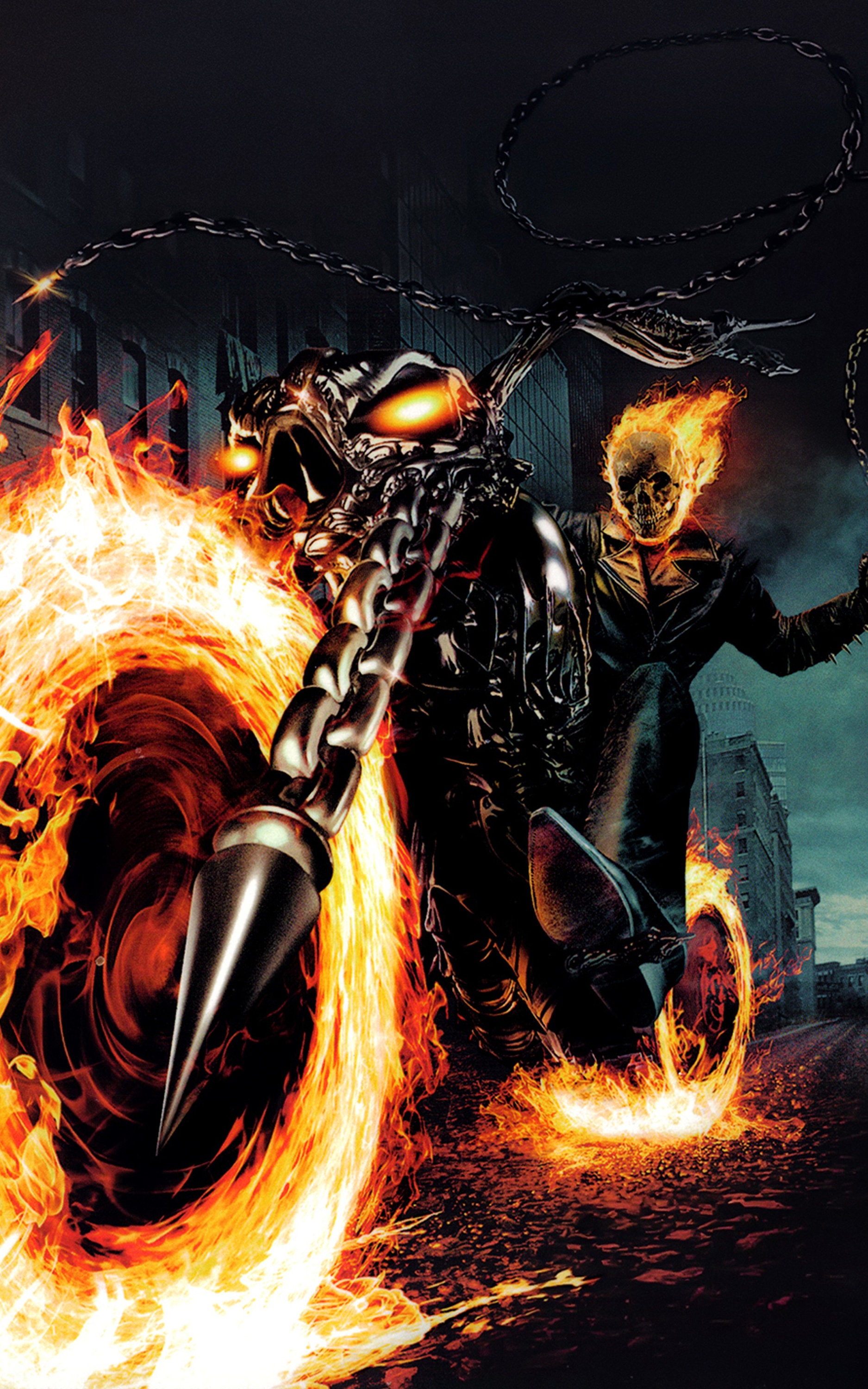 Ghost Rider 2007 ver2 Film Glanz Poster 17x24 Zoll | Etsy