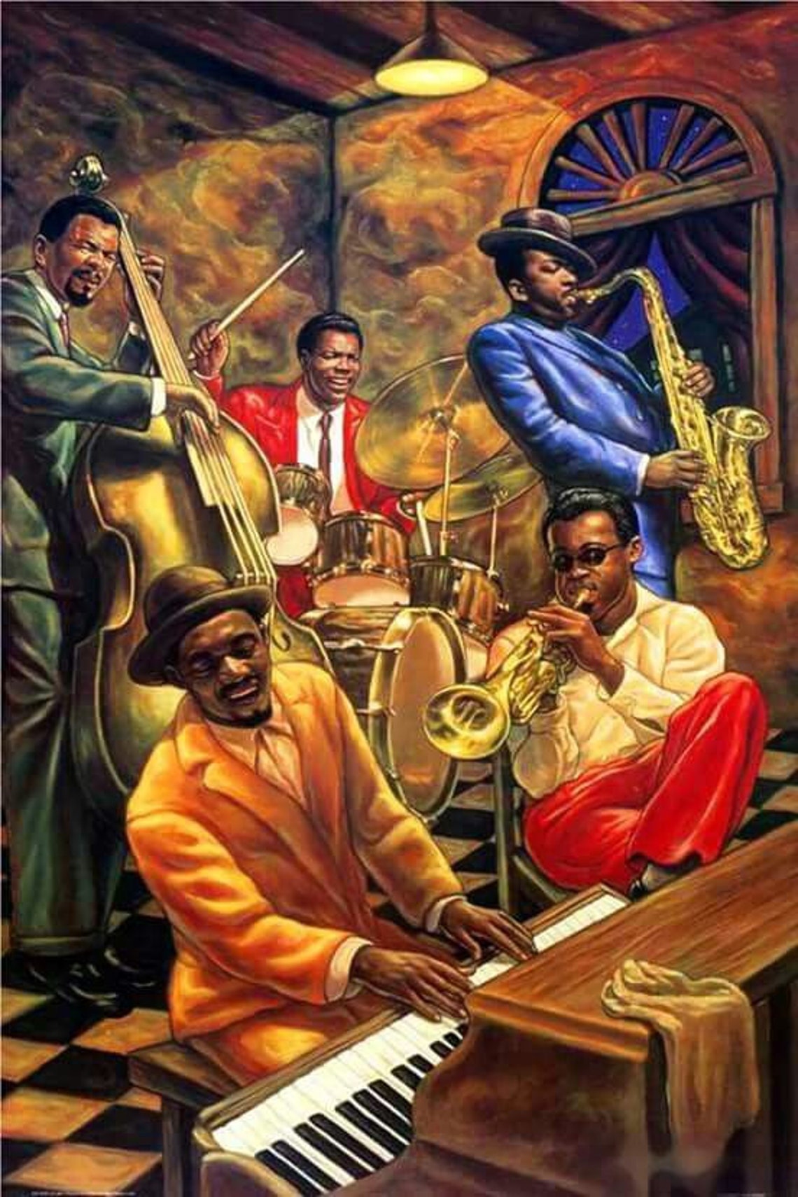 Cool Jazz American Musicians Art Print Gloss Poster 17x 24 Etsy Cool Jazz American Musicians Art Print Gloss Poster 17x 24 Etsy