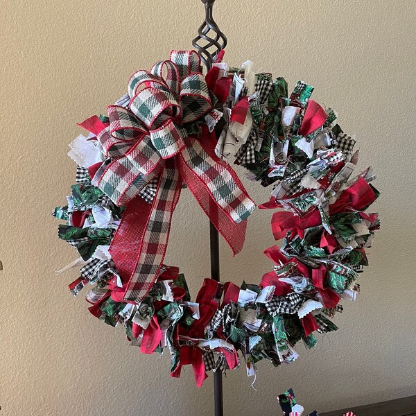 Rag Christmas Tree - Etsy