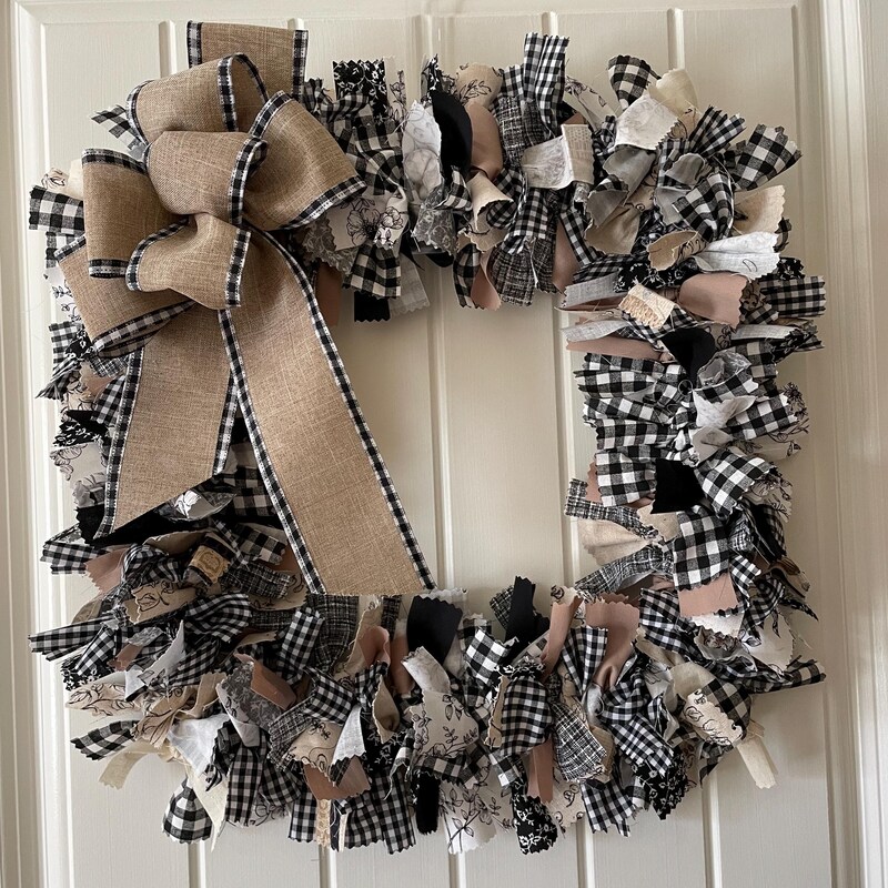 Rustic Farmhouse Wreath - Etsy