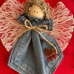Denim Pocket Angel - Etsy