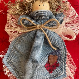 Denim Pocket Angel - Etsy