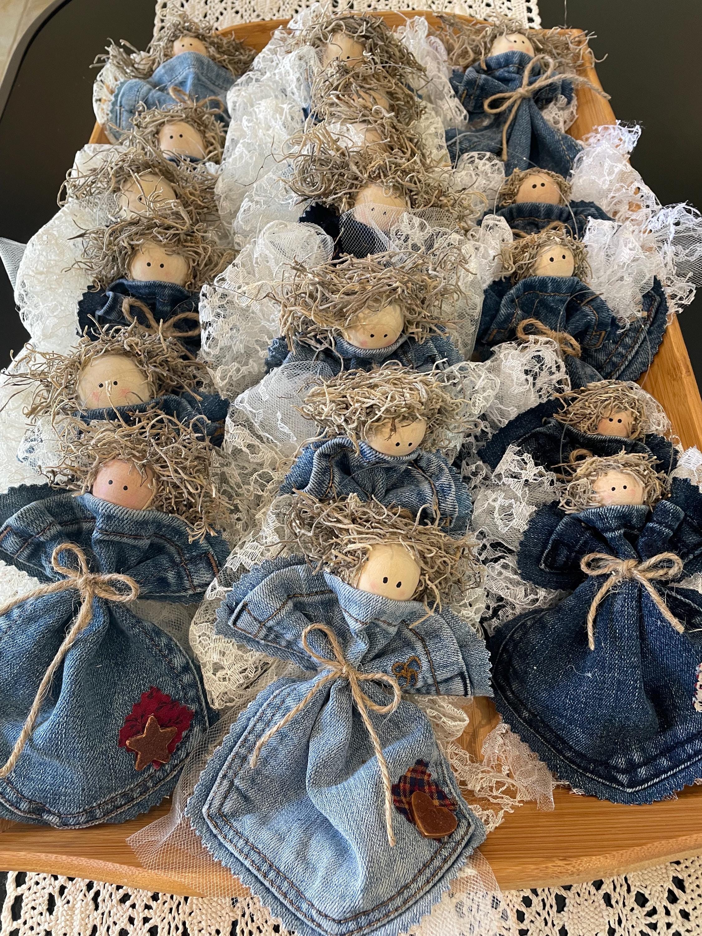 Denim Pocket Angel - Etsy