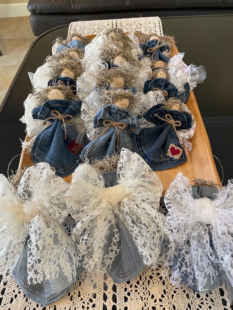 Denim Pocket Angel - Etsy