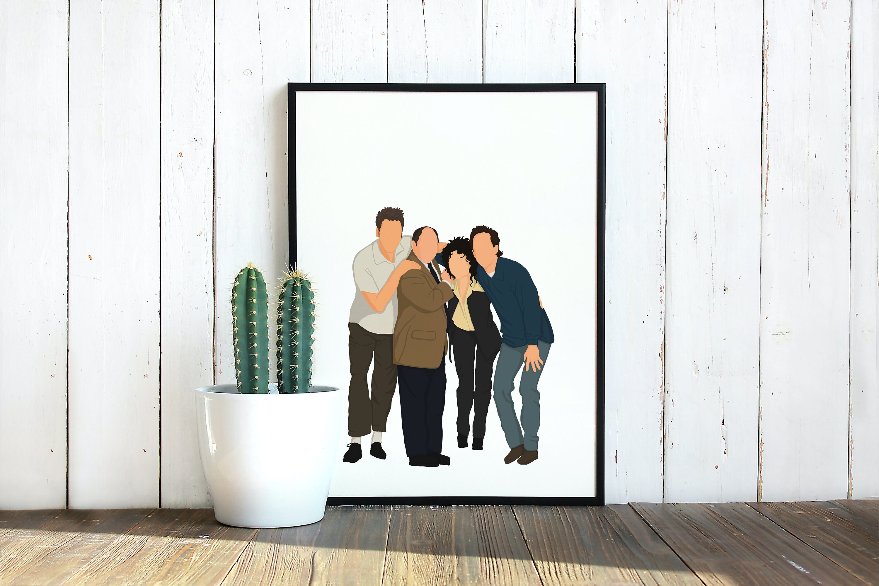 Seinfeld Print Pop Line Art Instant Download Illustration - Etsy
