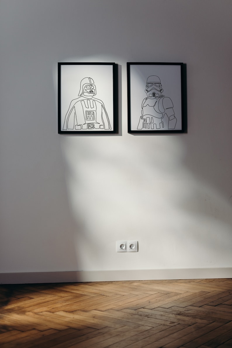 Star Wars Print: Stormtrooper Star Wars Line Art Instant - Etsy