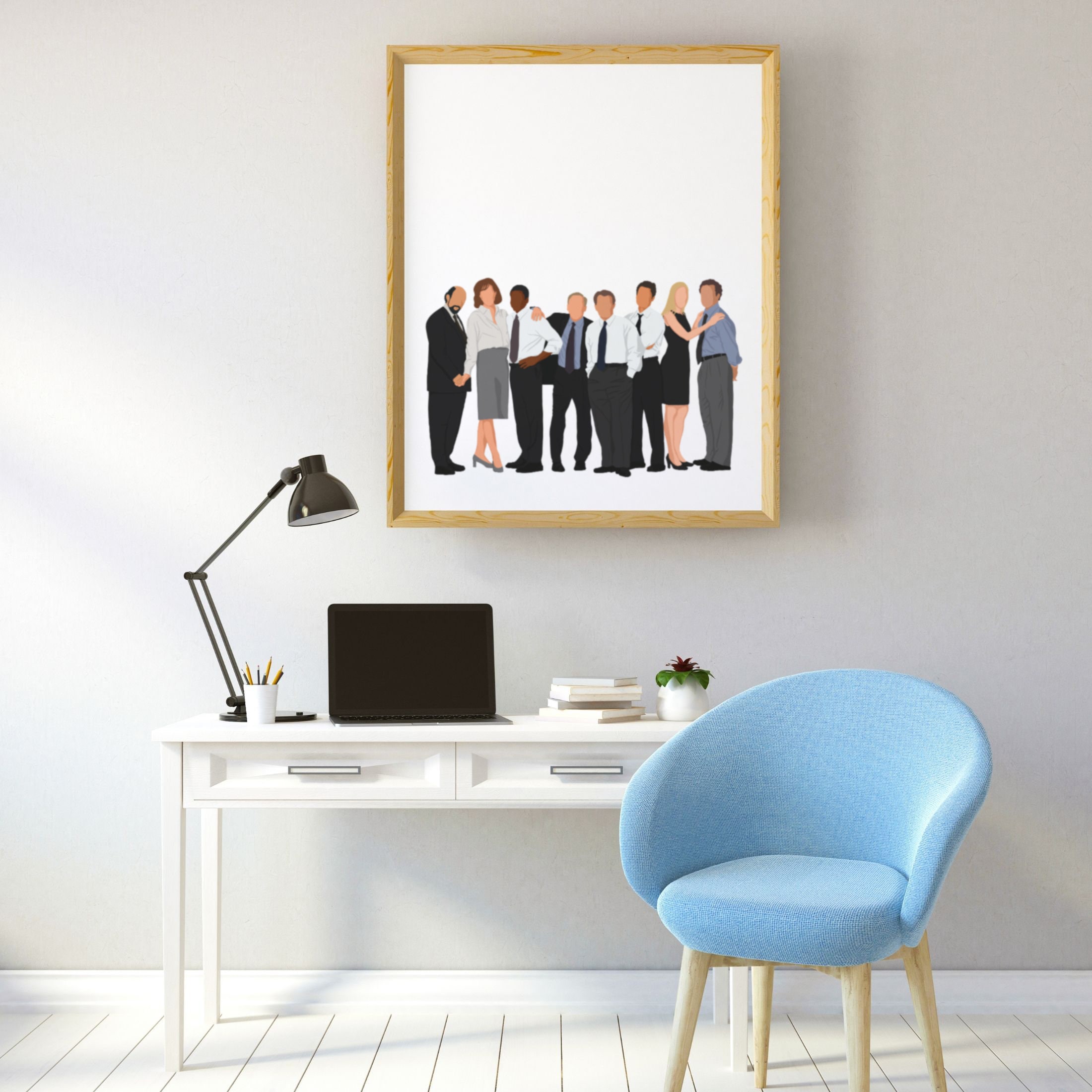 The West Wing Print – Pop Line Art – Instant Download Illustration – TV ...