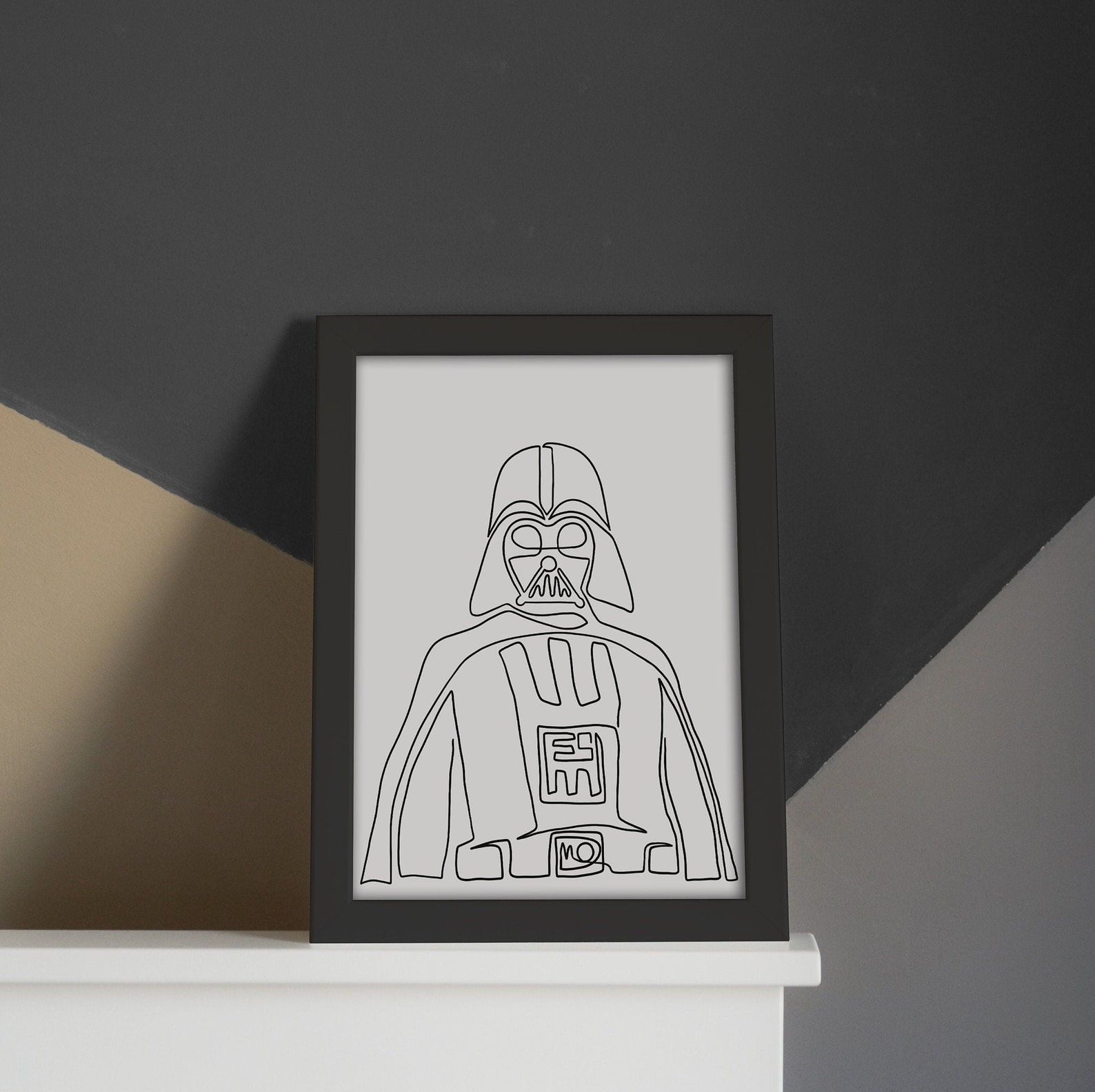 Star Wars Print: Darth Vader – Star Wars Line Art – Instant Download ...