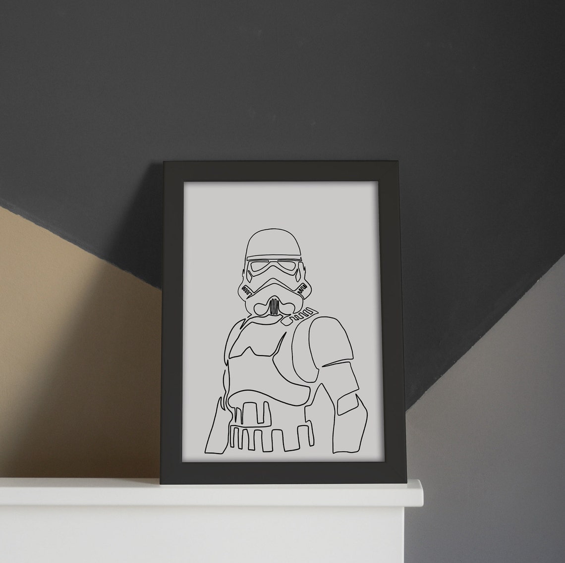 Star Wars Print: Stormtrooper Star Wars Line Art Instant - Etsy