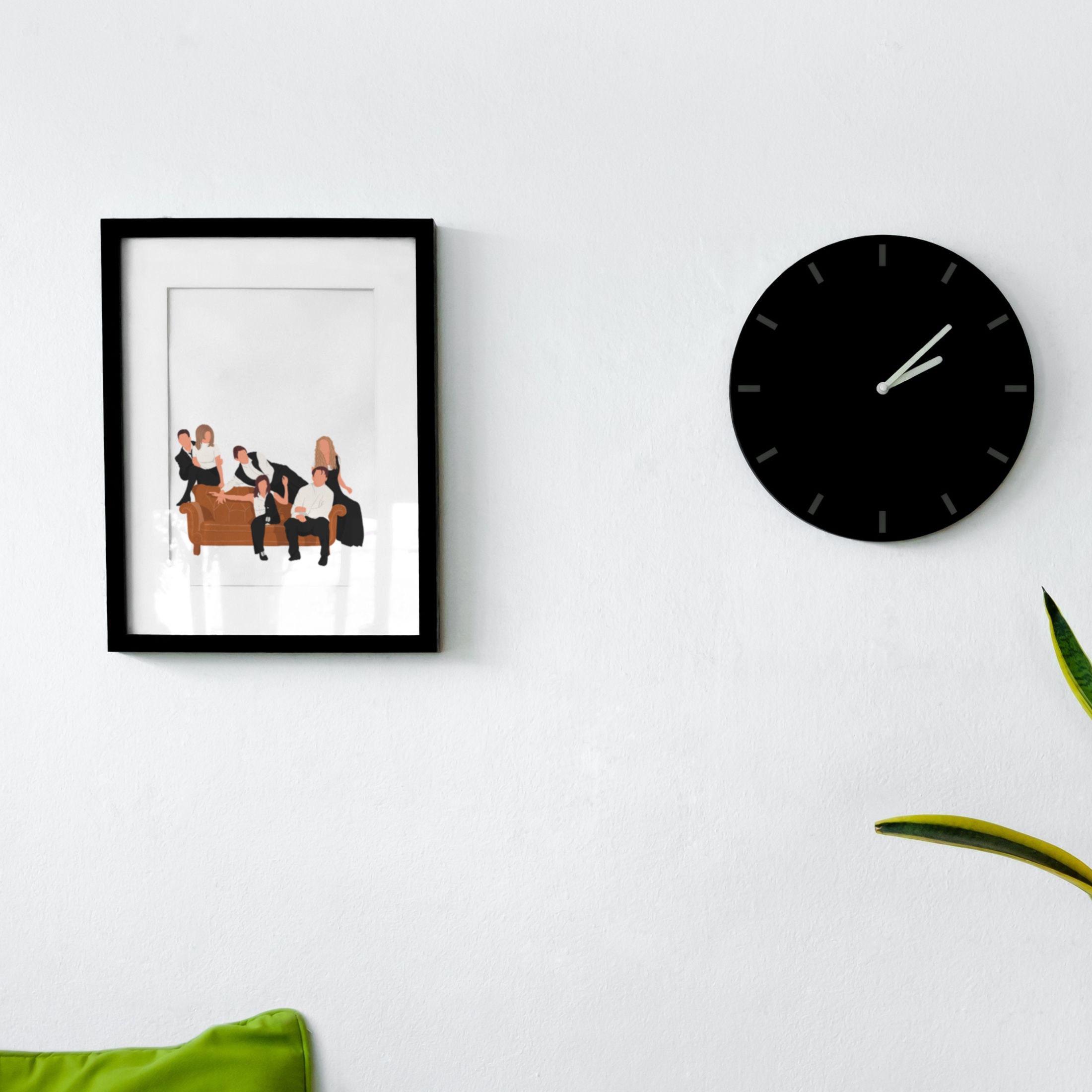 Friends Print – Pop Line Art – Instant Download Illustration – TV ...