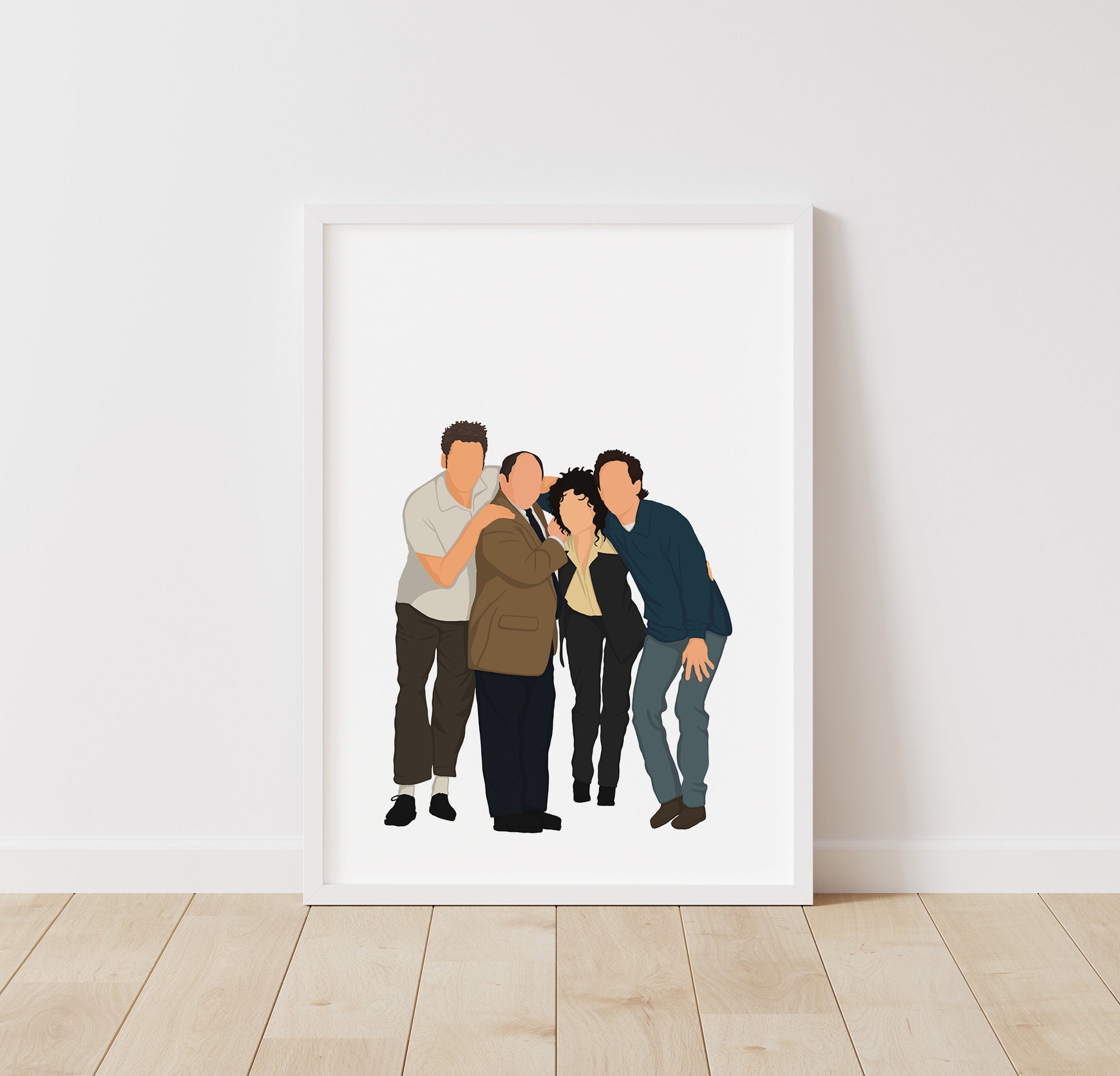 Seinfeld Print Pop Line Art Instant Download Illustration - Etsy
