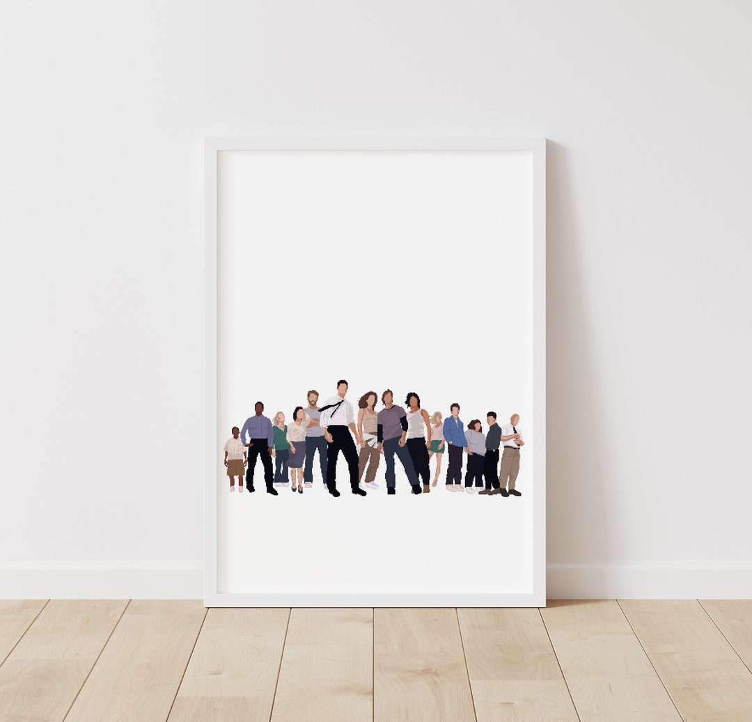Lost Print – Pop Line Art – Instant Download Illustration – TV ...