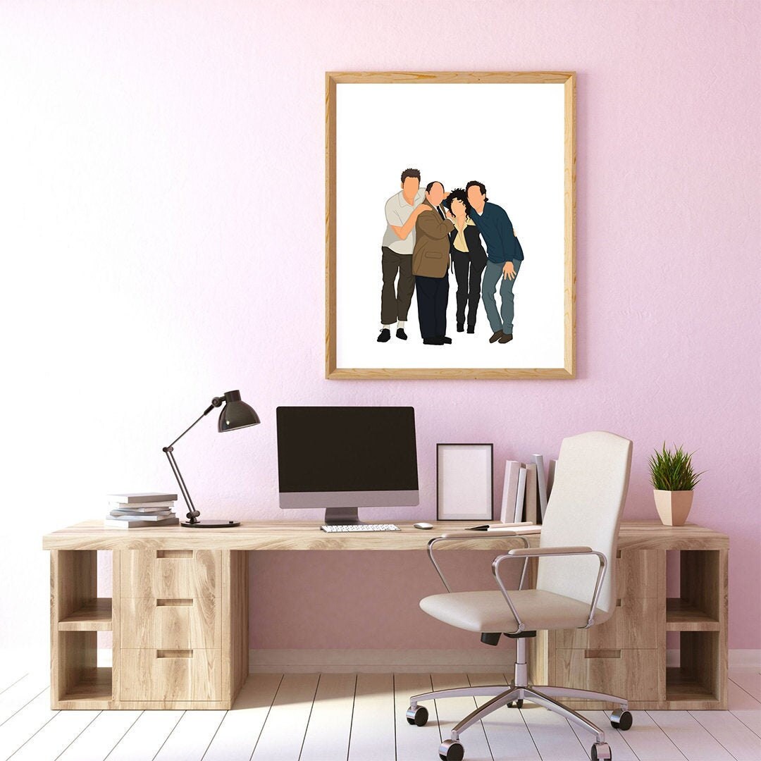 Seinfeld Print Pop Line Art Instant Download Illustration - Etsy