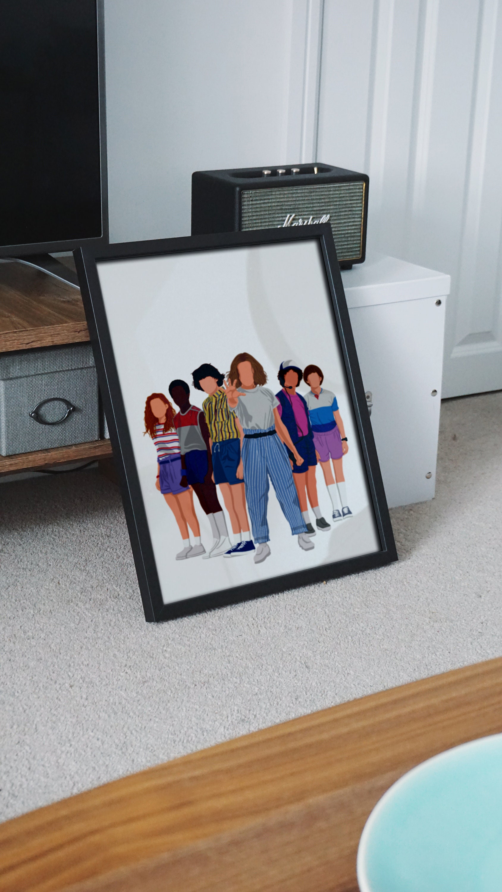 Stranger Things Print Pop Line Art Instant Download - Etsy Canada