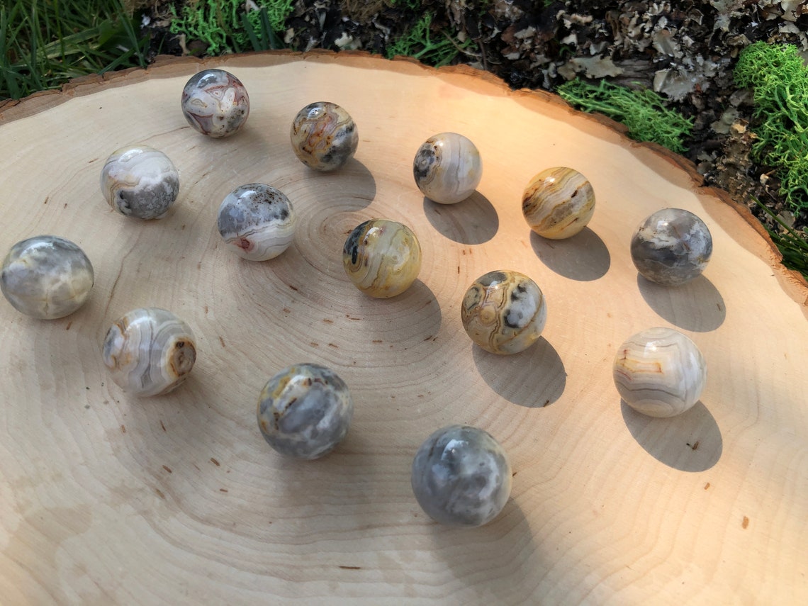 Mexican Crazy Lace Sphere Healing Crystal Reiki - Etsy