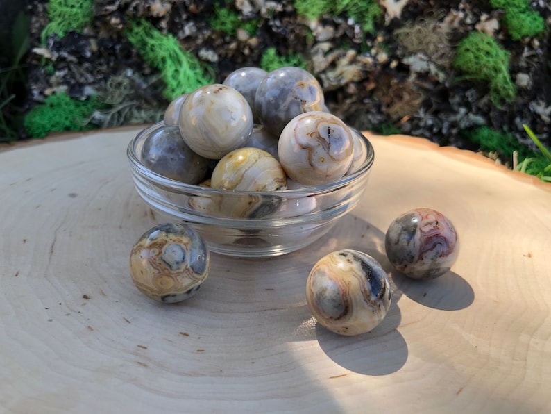 Mexican Crazy Lace Sphere Healing Crystal Reiki - Etsy