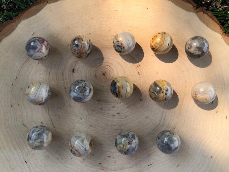Mexican Crazy Lace Sphere Healing Crystal Reiki - Etsy