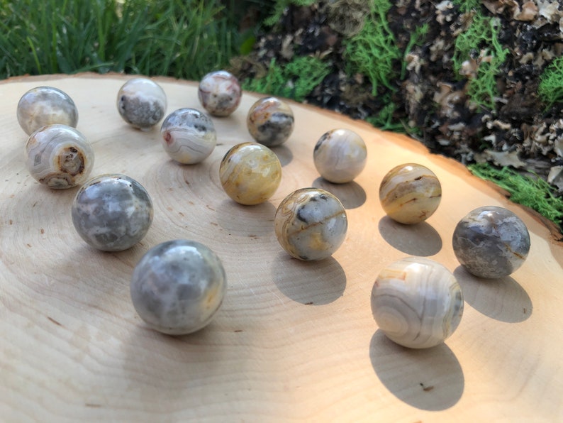 Mexican Crazy Lace Sphere Healing Crystal Reiki | Etsy