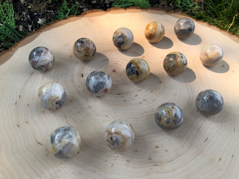Mexican Crazy Lace Sphere Healing Crystal Reiki - Etsy