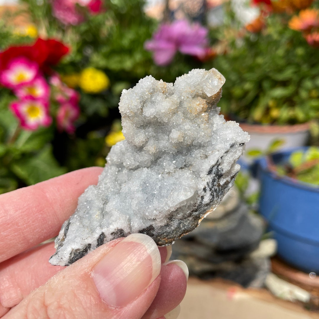 Apophyllite W/ Cubic Quartz Specimen Raw Cluster Healing - Etsy