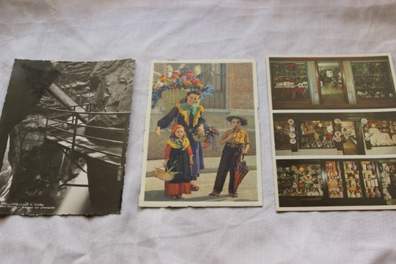 3 Vintage Italian Postcards - Etsy