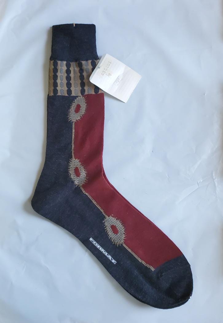 Format Men's Dress Socks. Circa 1980's-90's. New Old Stock. Menswear ...