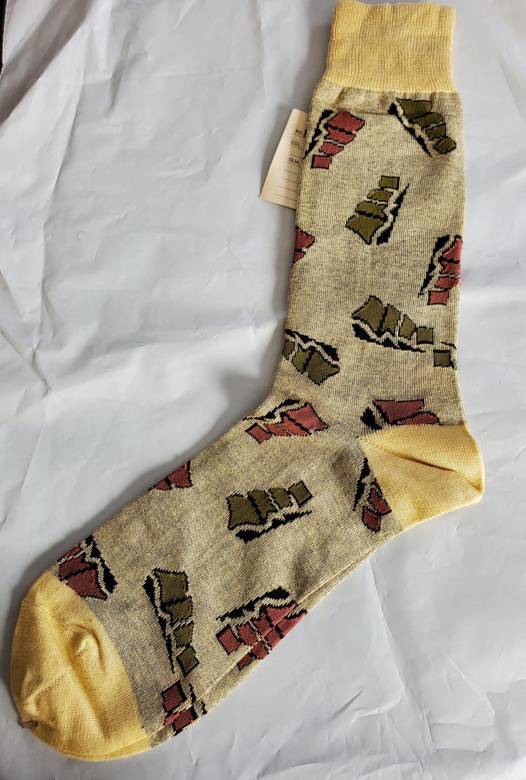 Format Men's Dress Socks. Circa 1980's-90's. New Old Stock. Menswear ...