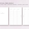 A6 NOTES 2 Sets of Minimal NOTES Designs, Printable Inserts - Etsy