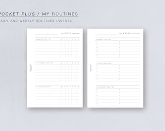 Calendars & Planners Paper & Party Supplies 9+ layouts Printable ...