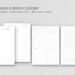 STICKY NOTES 12 Minimal Functional Designs 3 X 3 Printable, Digital ...