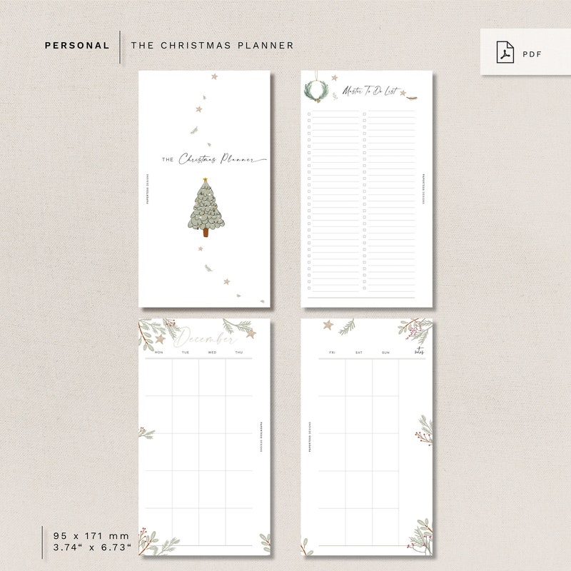 Christmas Planner - Etsy