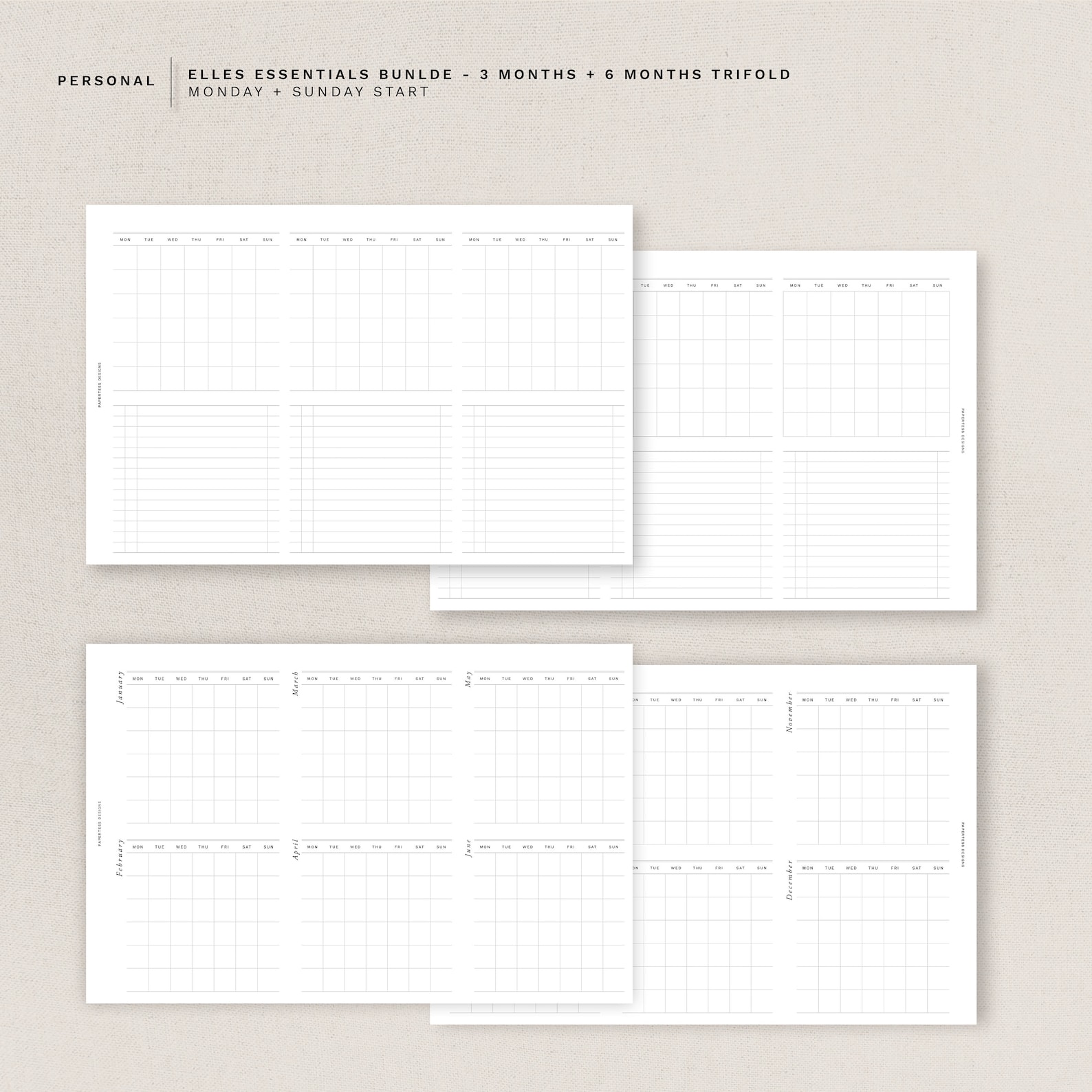 Personal - the Elles Essentials Collab Bundle - UNDATED - Etsy