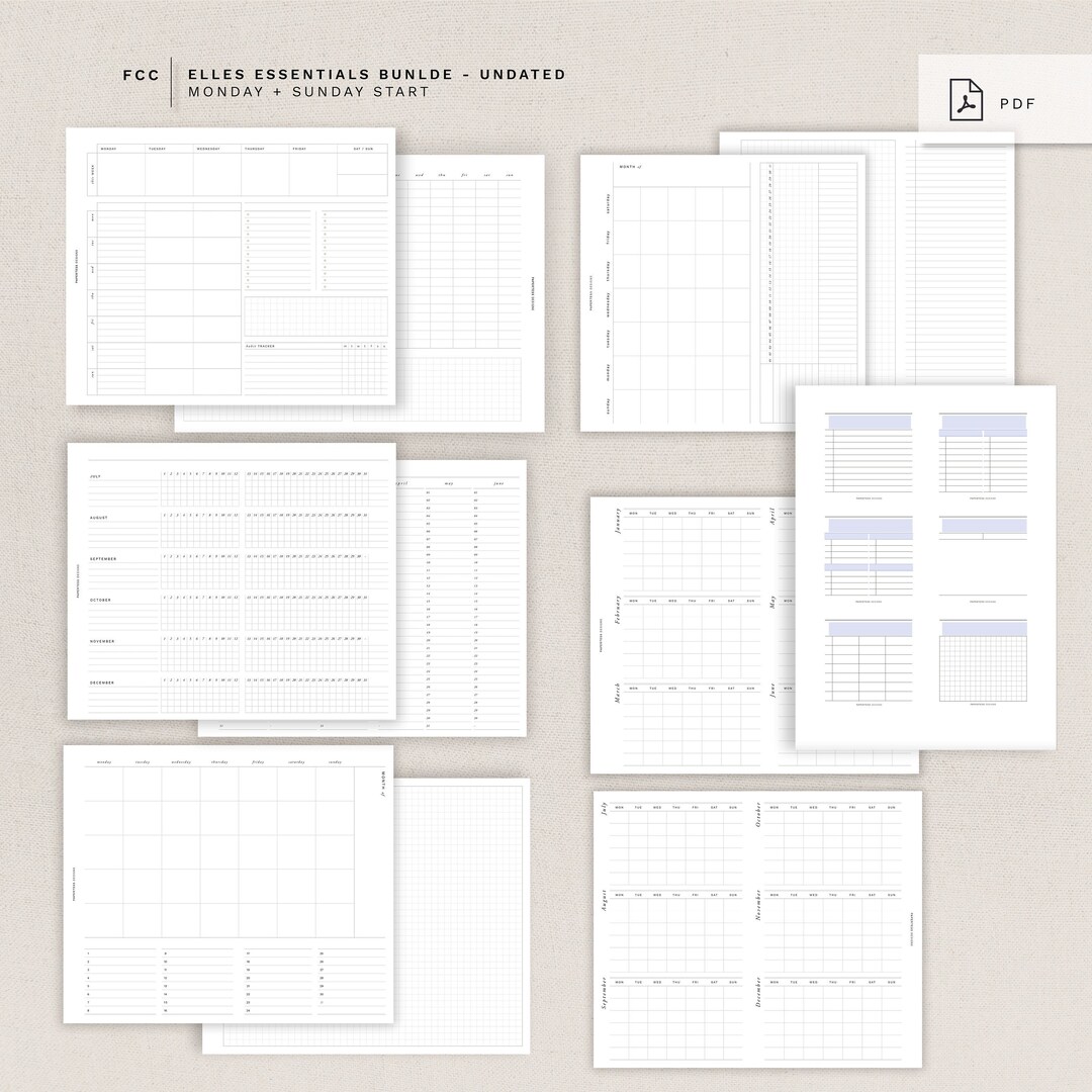 FC Compact - the Elles Essentials Collab Bundle - UNDATED - Etsy