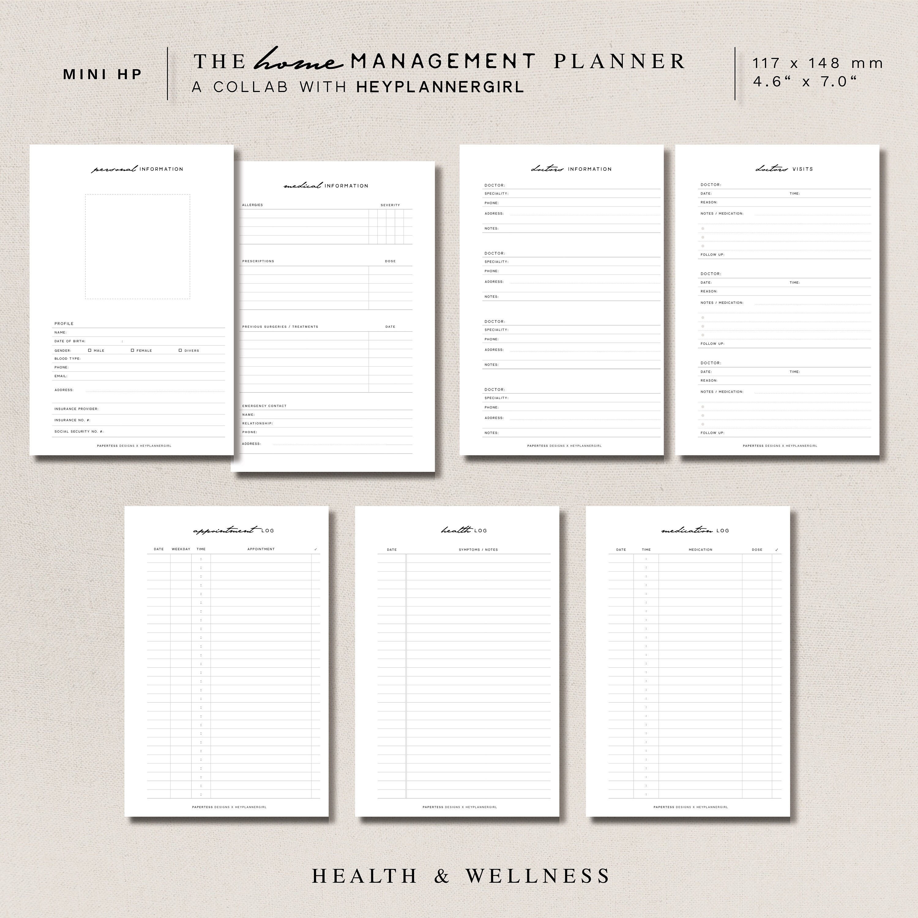 Mini HP - the Home Management Planner - A Collaboration With ...