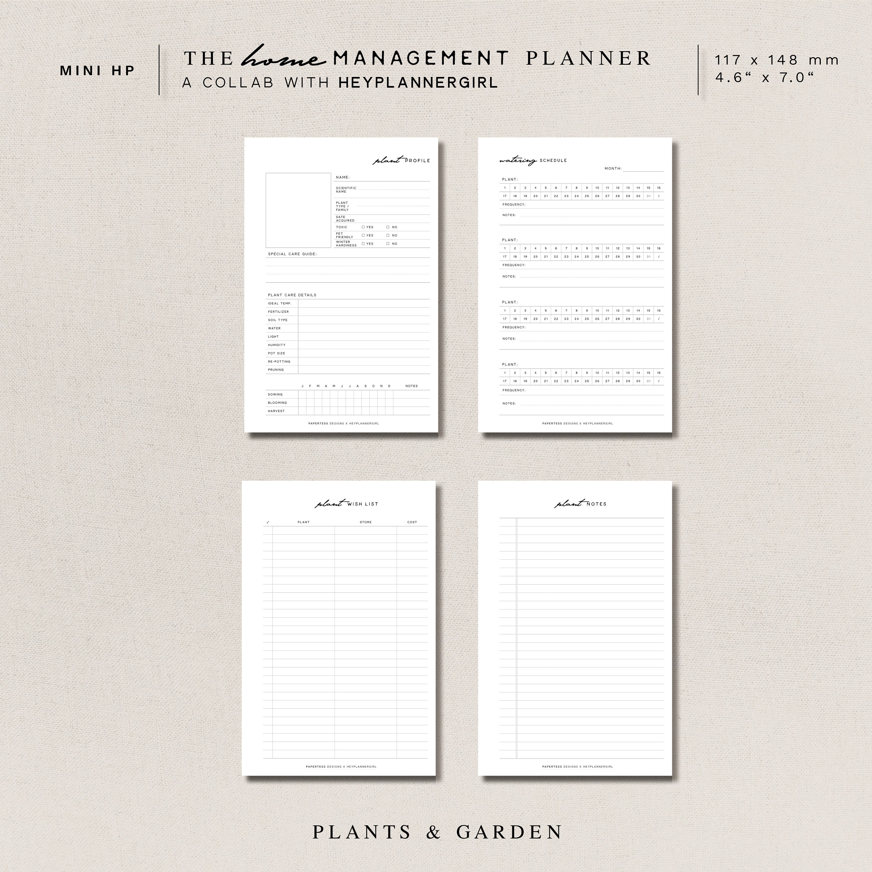 Mini HP - the Home Management Planner - A Collaboration With ...
