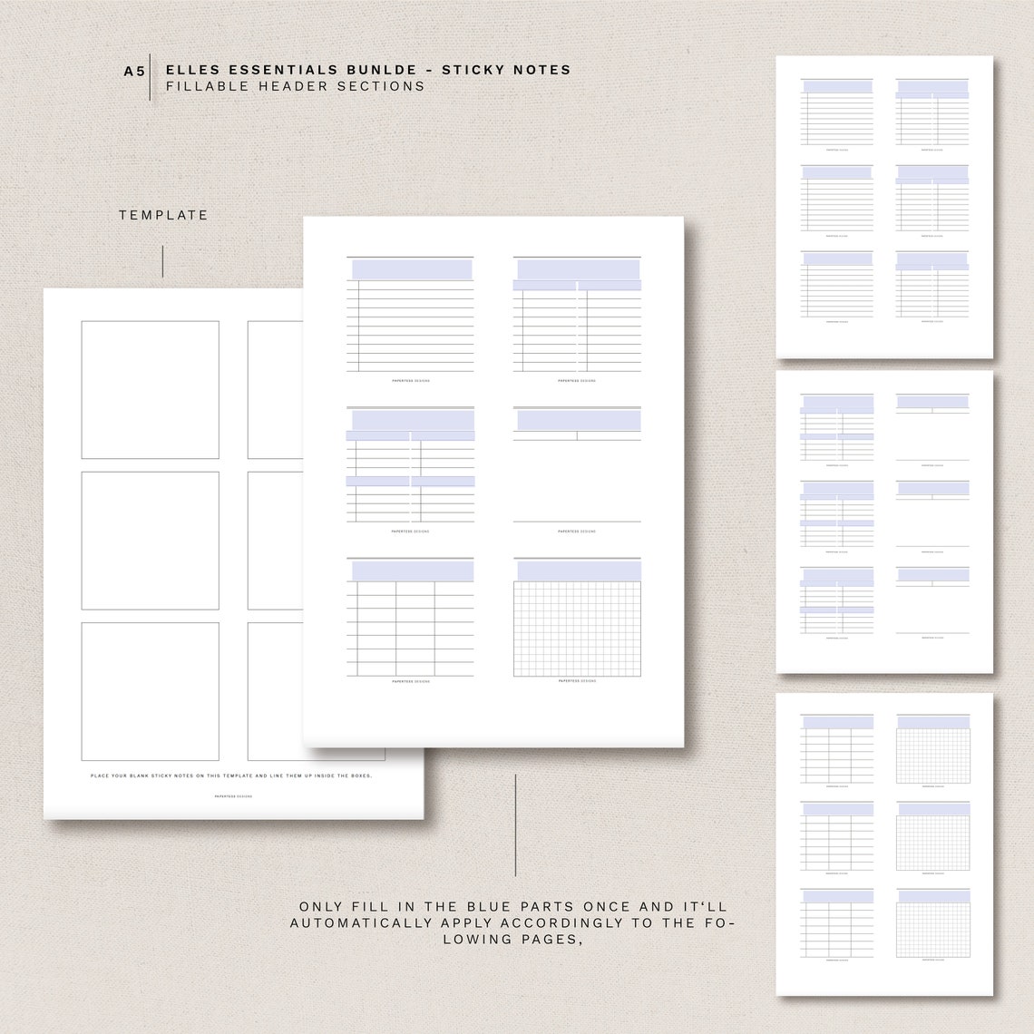 A5 - the Elles Essentials Collab Bundle - Etsy