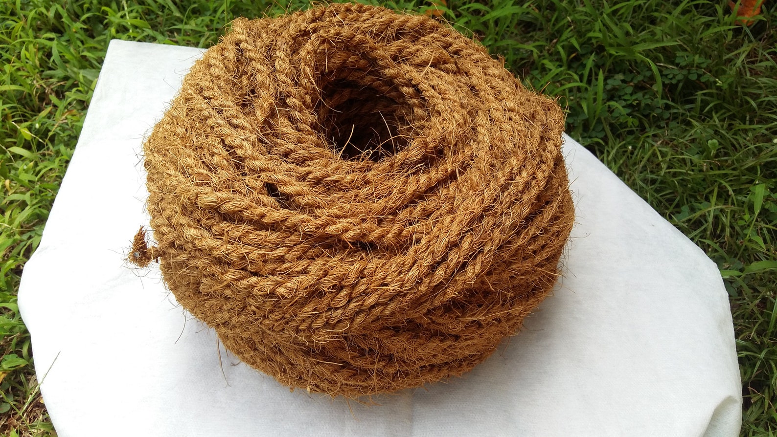 Coconut Fiber Rope coir Natural Coconut Rope Handmade Fiber | Etsy