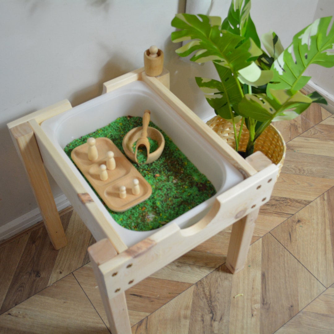 Wooden Sensory Table | Montessori Sand & Water Play - Etsy