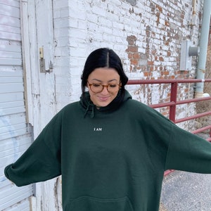 I AM ( Names of God ) Hoodie | Dark Chocolate | Forest Green | Sand ...